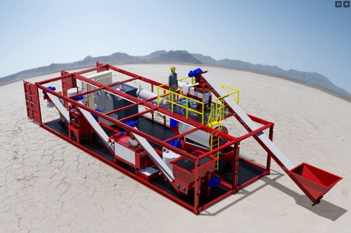 We delivered again a Containerized Batch Unit! - Mavitec Rendering