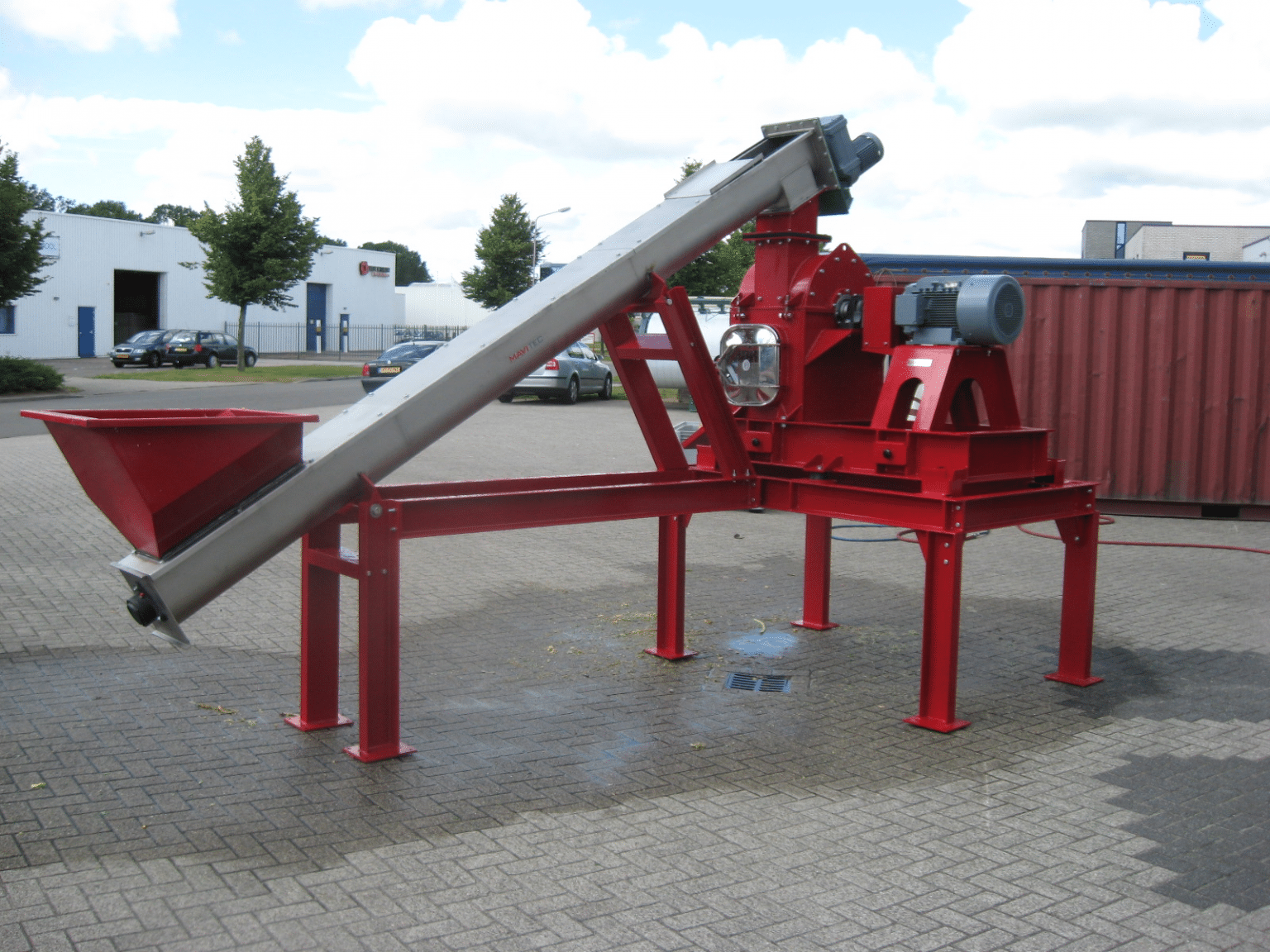 Raw material handling and storage - Mavitec Rendering